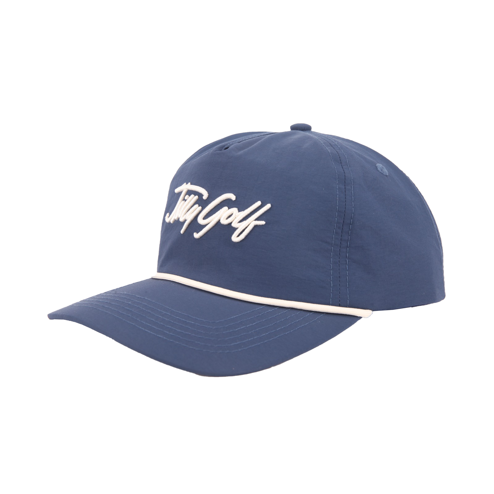 Warren Nylon Unstructured Rope Hat (Navy) – Tilly Golf
